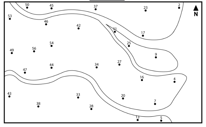 Solved Build your own contour map. Use the elevation data to | Chegg.com