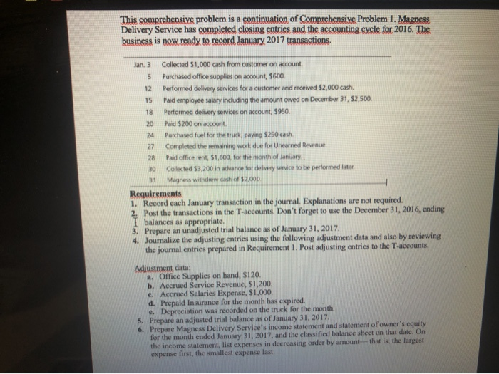 Solved This comprehensive problem is a continuation of | Chegg.com