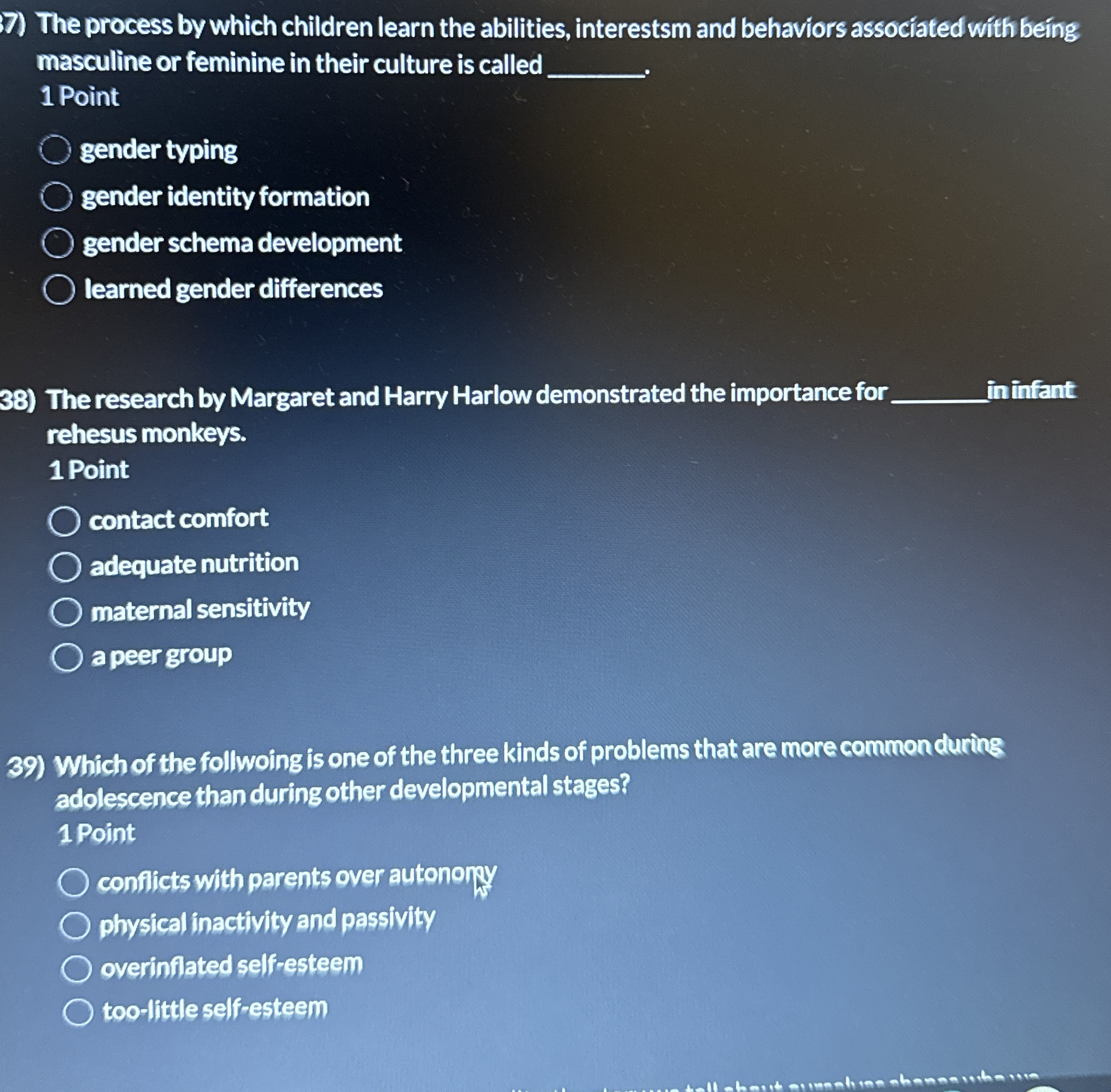 Solved The research by Margaret and Harry Harlow | Chegg.com