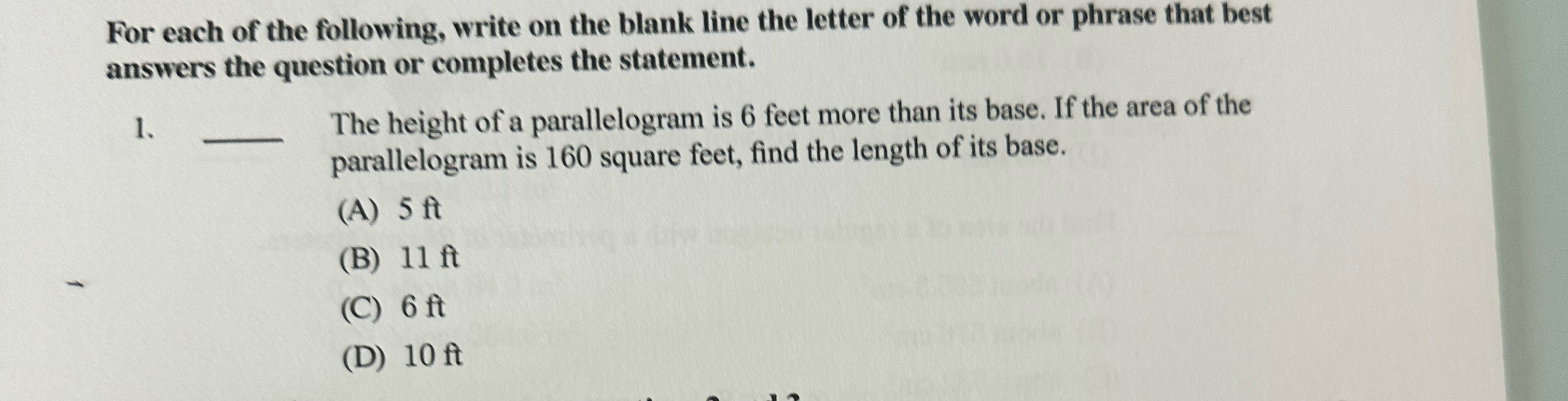 Solved For each of the following, write on the blank line | Chegg.com