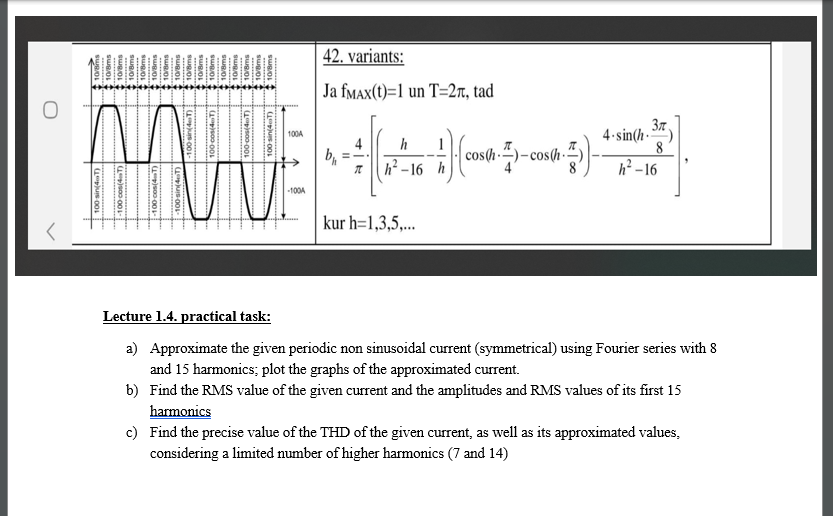Lecture 1.4. ﻿practical task:a) ﻿Approximate the | Chegg.com