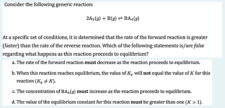 Solved Consider the following generic | Chegg.com