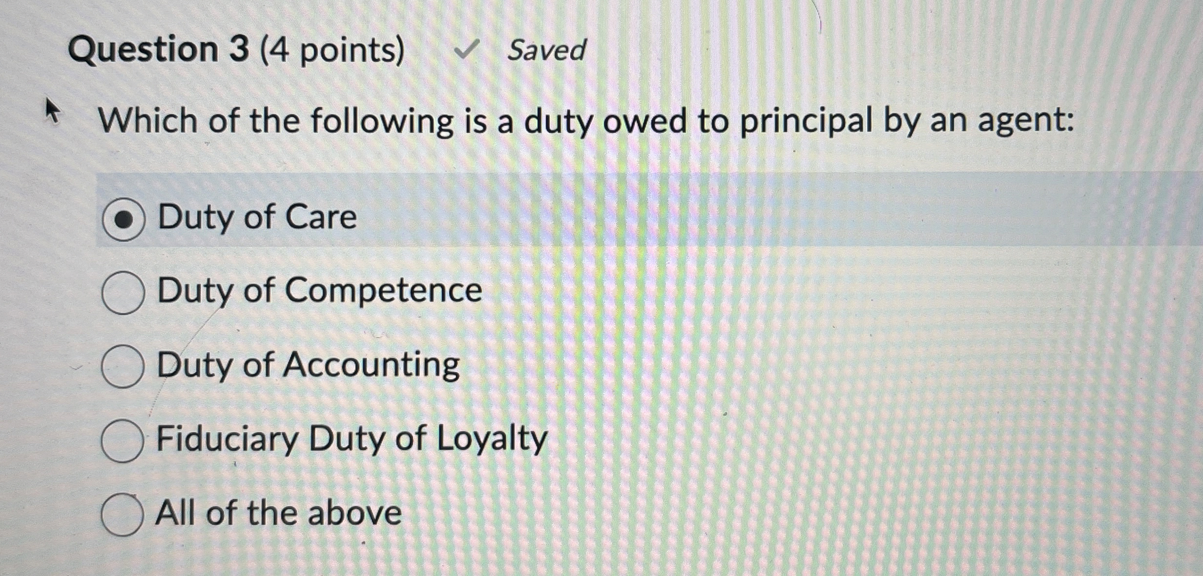 Solved Question 3 (4 ﻿points)SavedWhich of the following is | Chegg.com