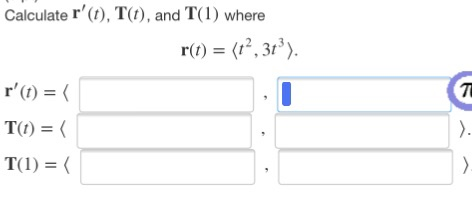 Solved Calculate r' (t), T(t), and T(1) where r(t) = (v2, | Chegg.com