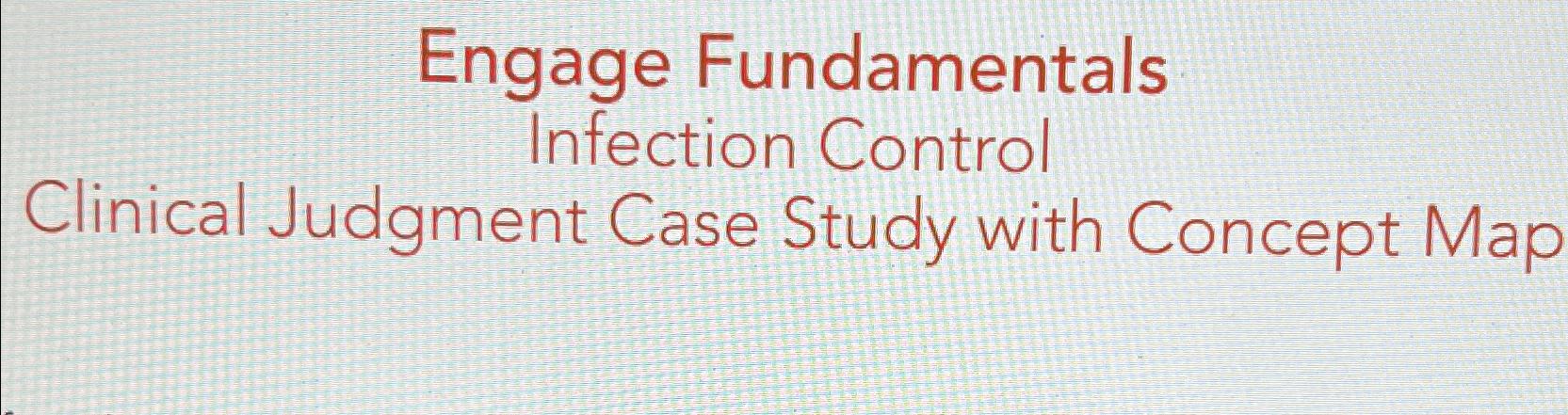Solved Engage Fundamentals Infection Control Clinical | Chegg.com