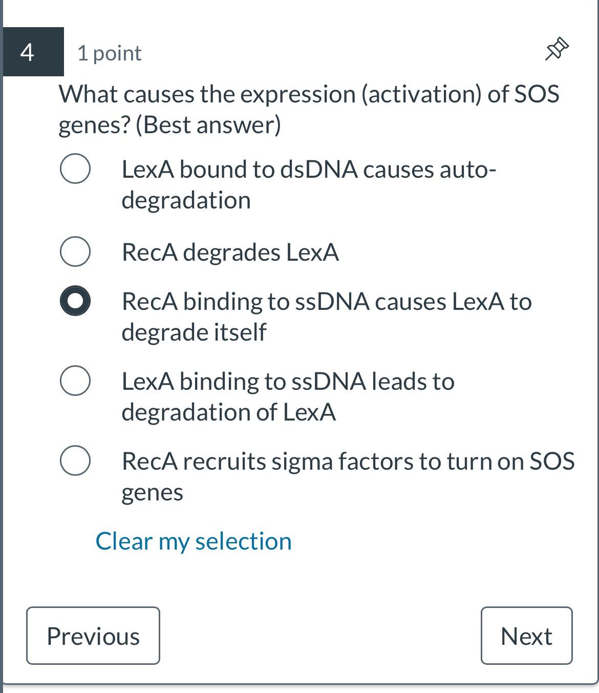 Solved 41 ﻿pointWhat causes the expression (activation) ﻿of | Chegg.com