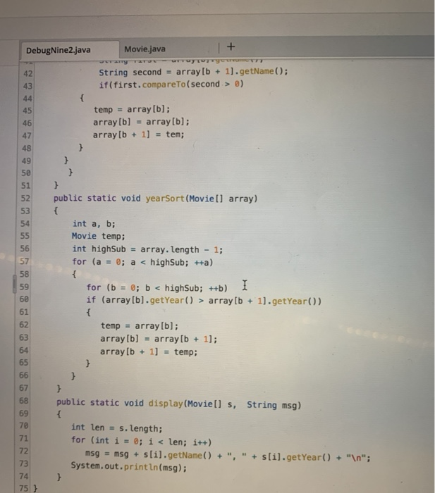 Solved + Instructions The files provided in the code editor | Chegg.com
