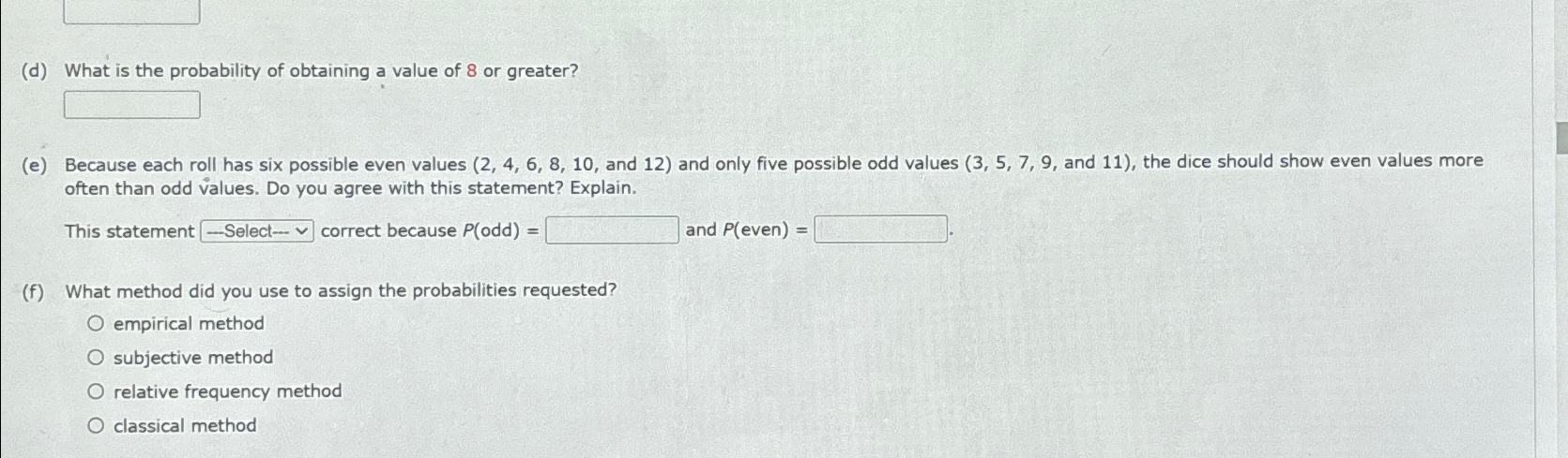 Solved Consider the experiment of rolling a pair of | Chegg.com
