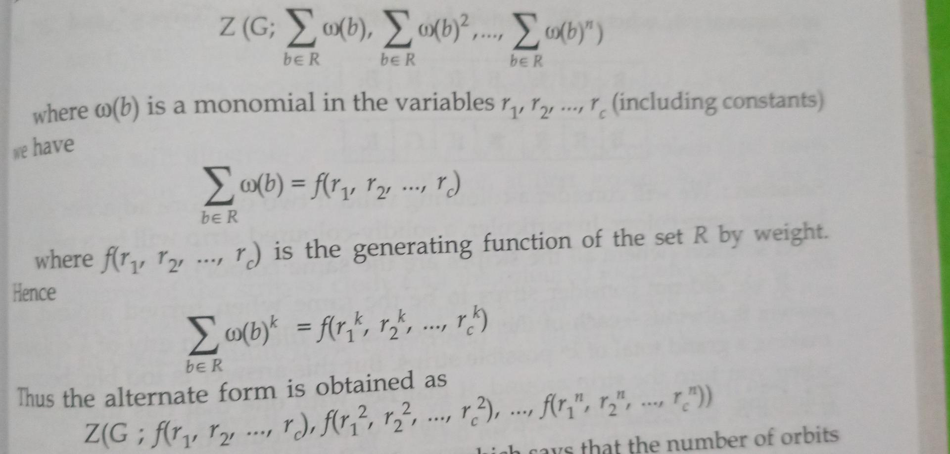 Solved Theorem: The Polya's enumeration theorem states that | Chegg.com