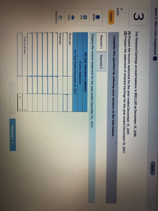 Solved Week 4: After-Class Assignment w Exercise 3-7 | Chegg.com