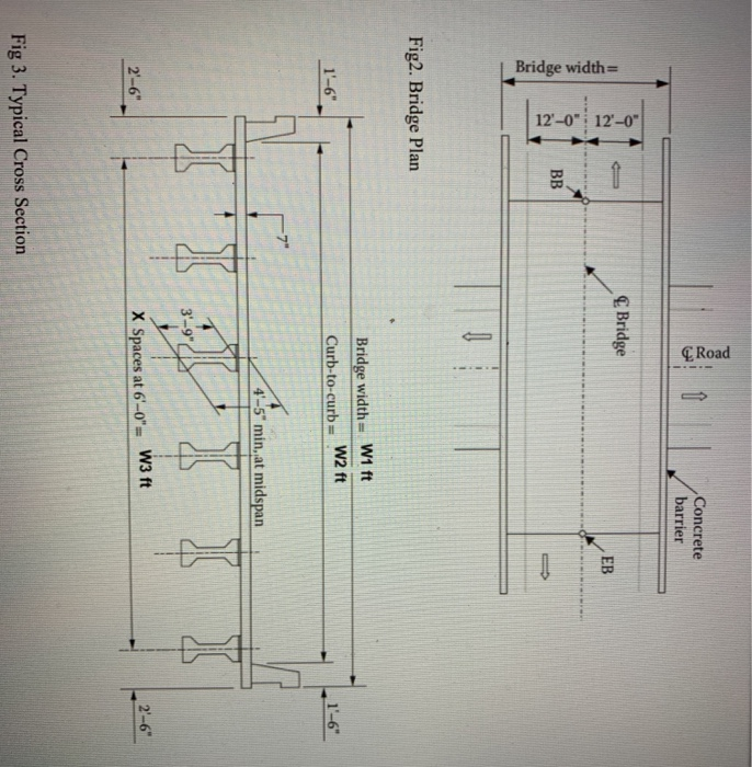 Project 2- Design of a Highway Crossover bridge | Chegg.com