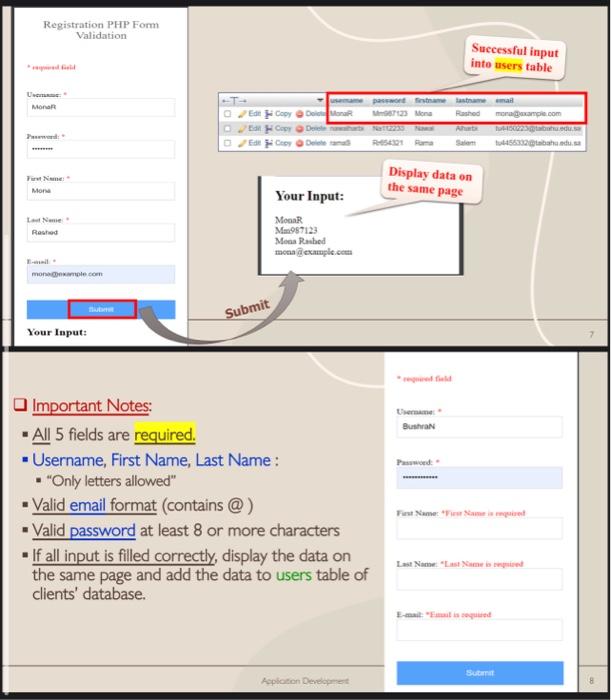 Solved Create a database called clients and a table called | Chegg.com
