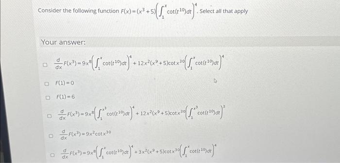 Solved Consider the following function | Chegg.com