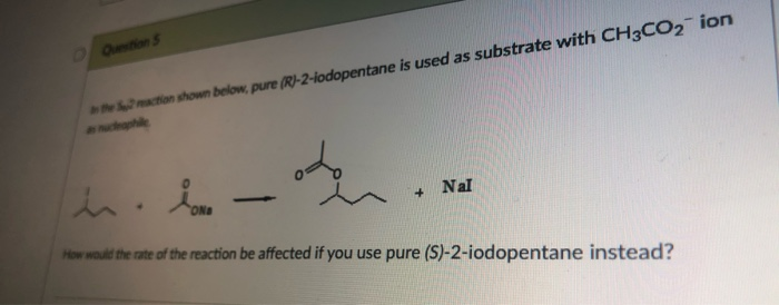 Solved o Cuestions a reaction shown below, pure | Chegg.com
