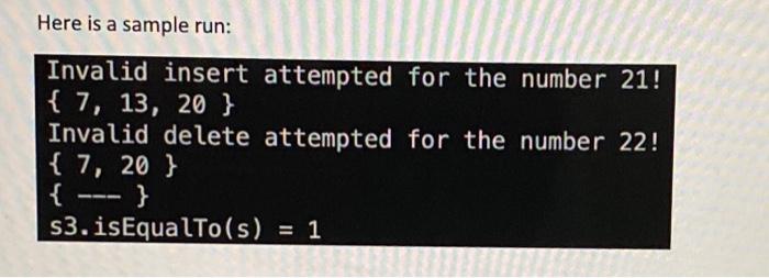 Solved Problem-4 (10 points): Design a class named MySet | Chegg.com