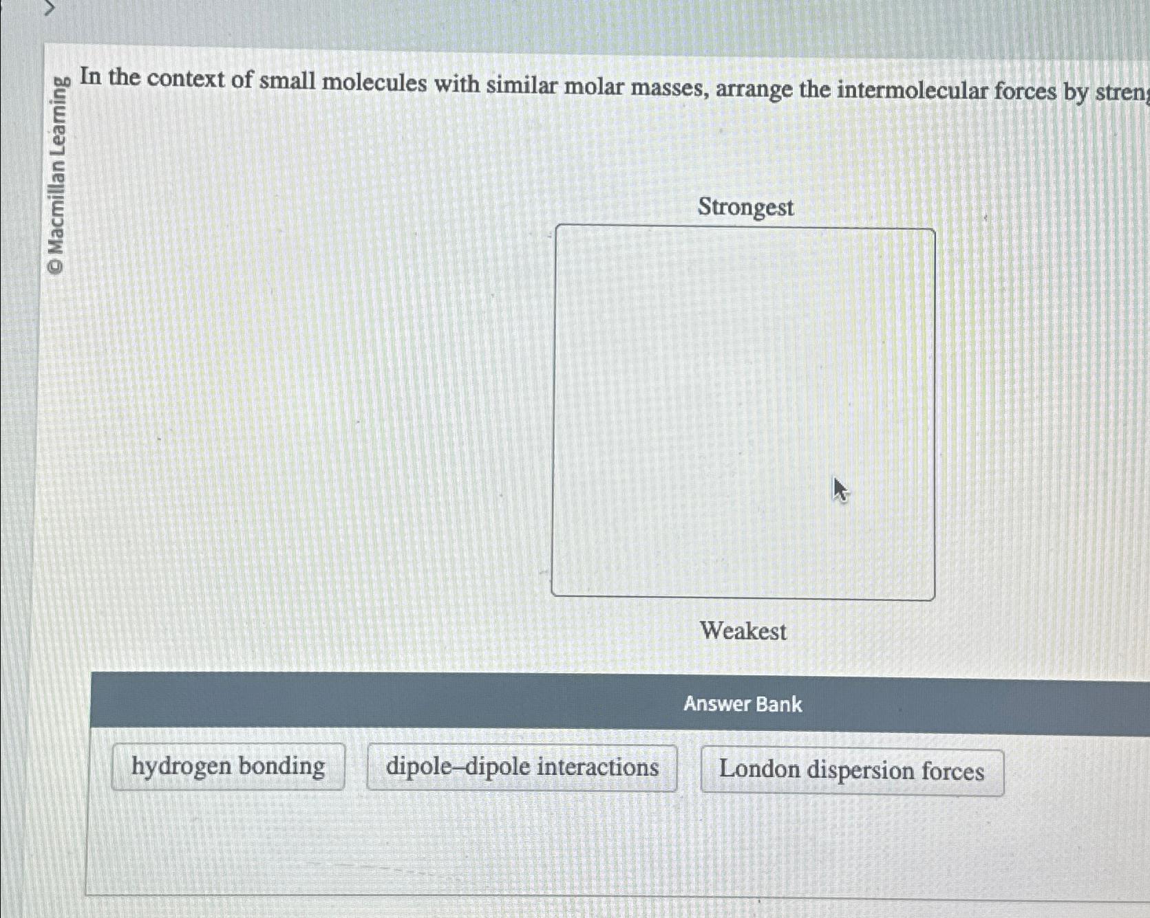 Solved In the context of small molecules with similar molar | Chegg.com