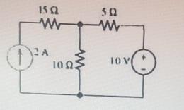 Solved find the current through 10 ﻿ohm resistor show in fig | Chegg.com