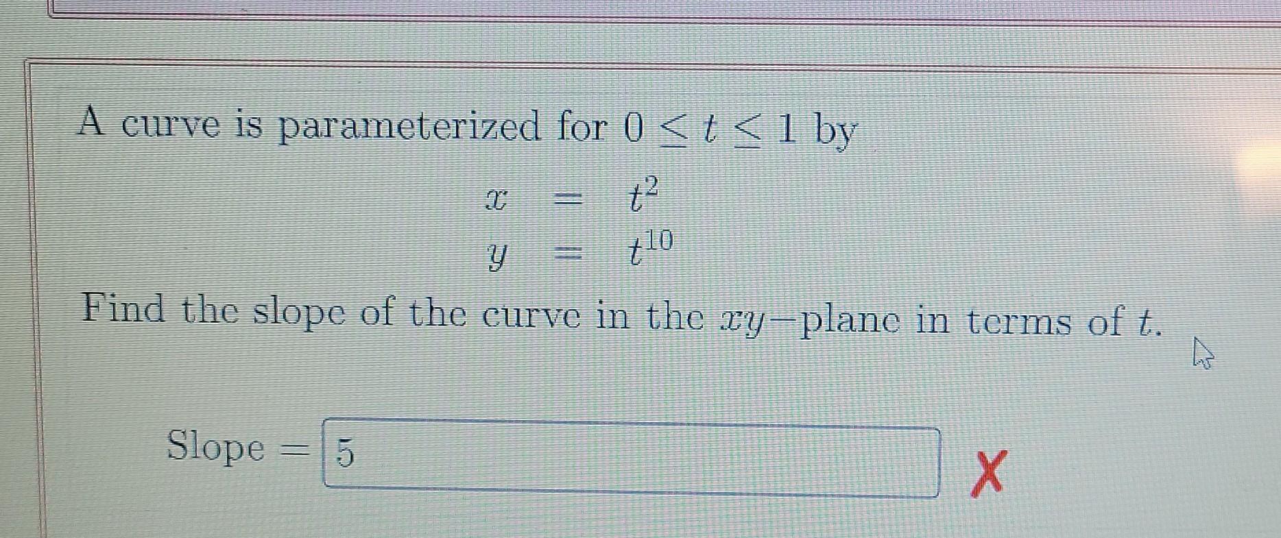 Solved A curve is parameterized for 0 | Chegg.com
