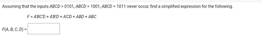 Solved Assuming that the inputs | Chegg.com