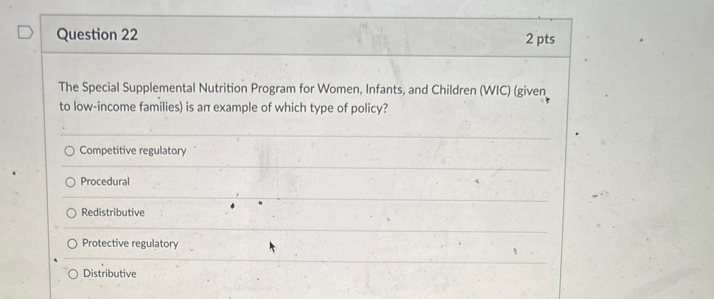Solved Question 222 ﻿ptsThe Special Supplemental Nutrition | Chegg.com