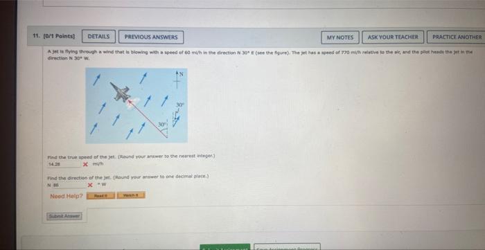 Solved drection N 3g* W. Find the truit aseed of the get. | Chegg.com