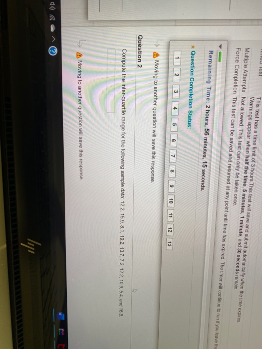 Solved eu lesi This test has a time limit of 3 hours. This | Chegg.com