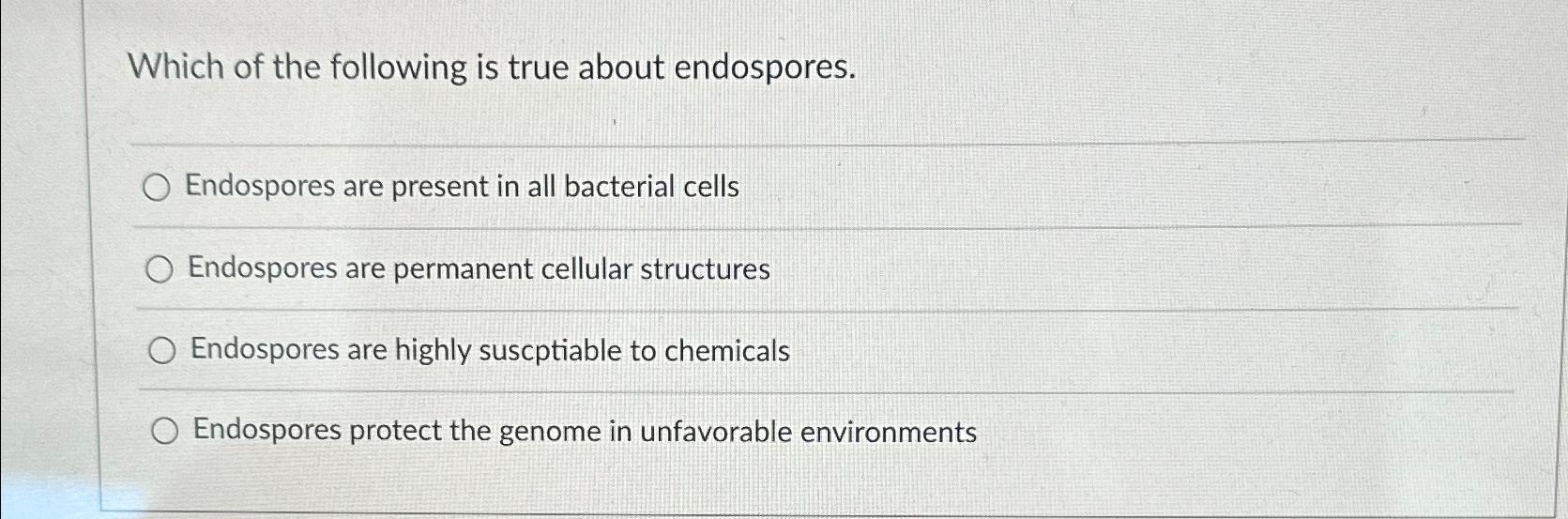 Solved Which of the following is true about | Chegg.com