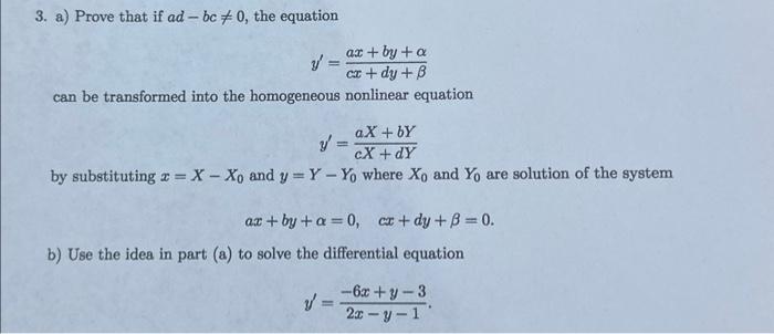 Solved diff eq help pls | Chegg.com