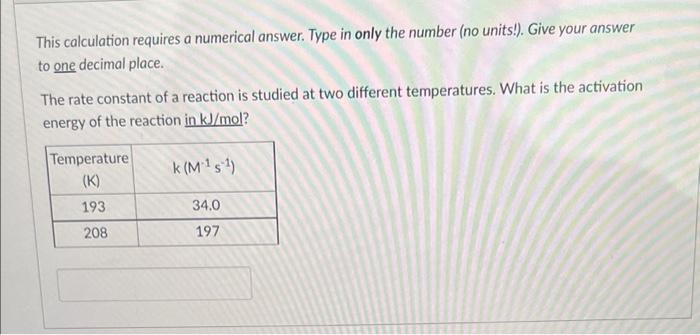 Solved This calculation requires a numerical answer. Type in | Chegg.com