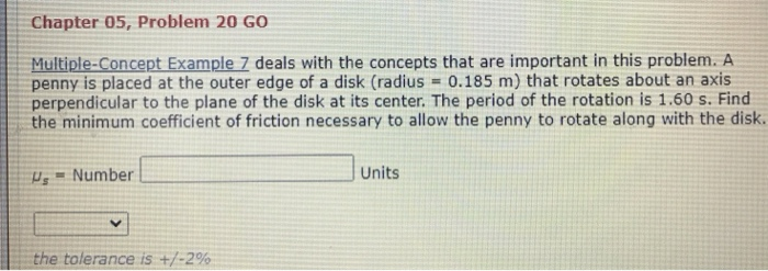 Solved Chapter 05, Problem 20 GO Multiple-Concept Example 7 | Chegg.com