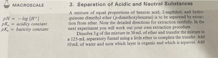 Solved MACROSCALE pH=−log[H+]pKa= acidity constant pKb= | Chegg.com