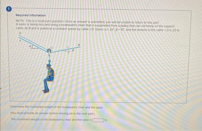 Solved Required Information NOTE This is a multh-part | Chegg.com