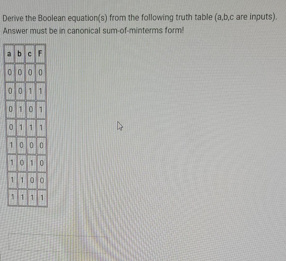 Solved Derive the Boolean equation(s) from the following | Chegg.com