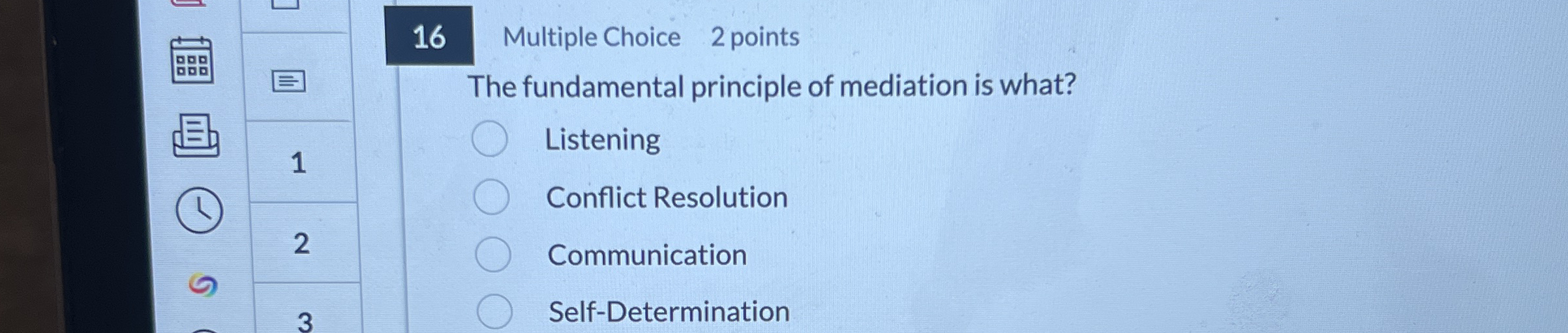 Solved 16Multiple Choice2 ﻿pointsThe fundamental principle | Chegg.com