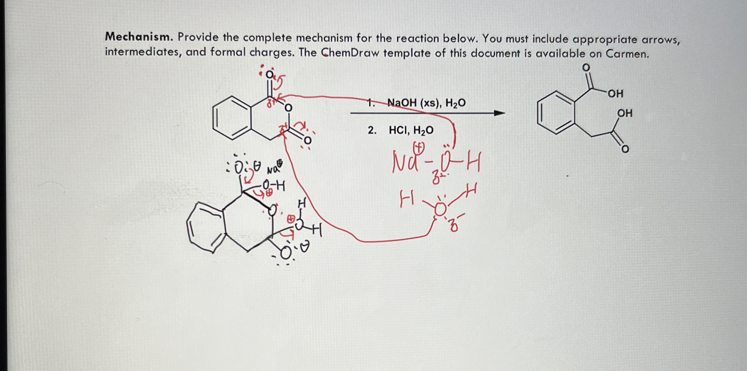 Solved Mechanism. Provide the complete mechanism for the | Chegg.com