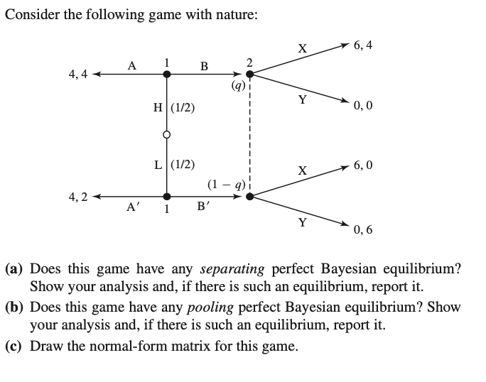 Solved Nature (N) ﻿determines whether an individual has a | Chegg.com