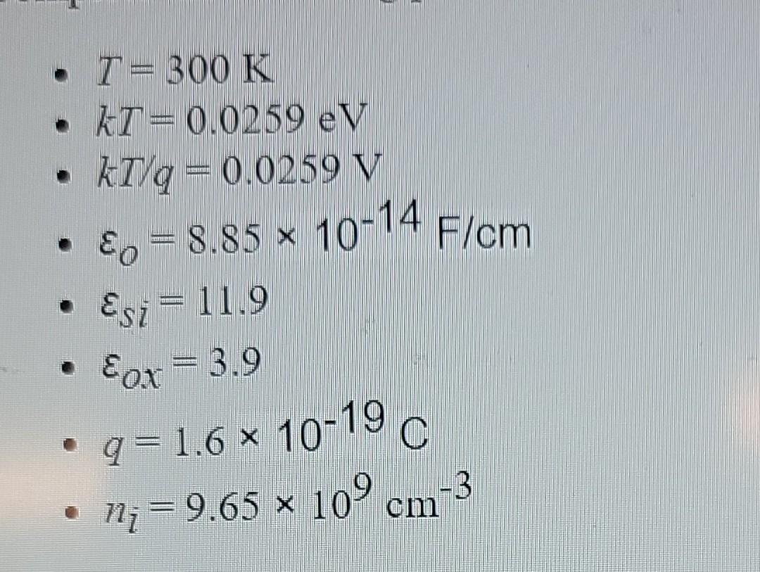 Solved Determine the maximum depletion region width, Wmax in | Chegg.com