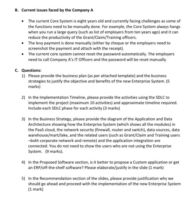 Solved As part of the Digital Transformation Roadmap of | Chegg.com