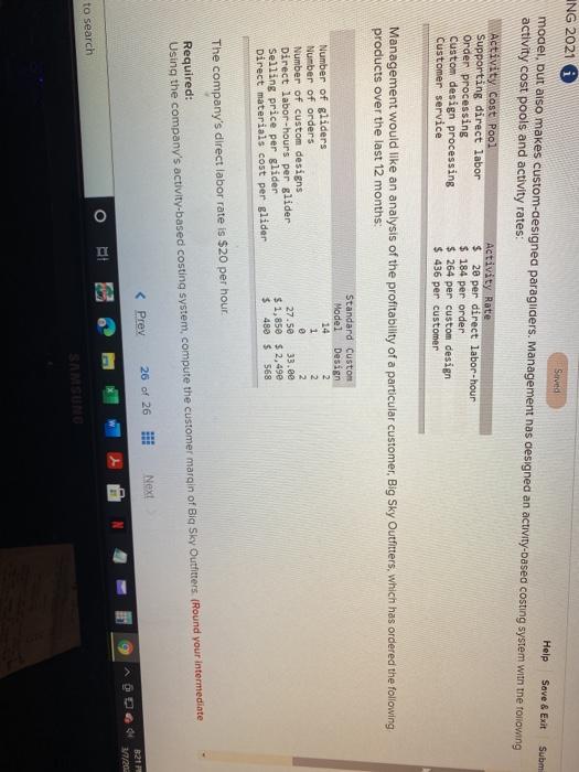 Solved ING 2021 i Surved Help Save & Exit Subm model, but | Chegg.com