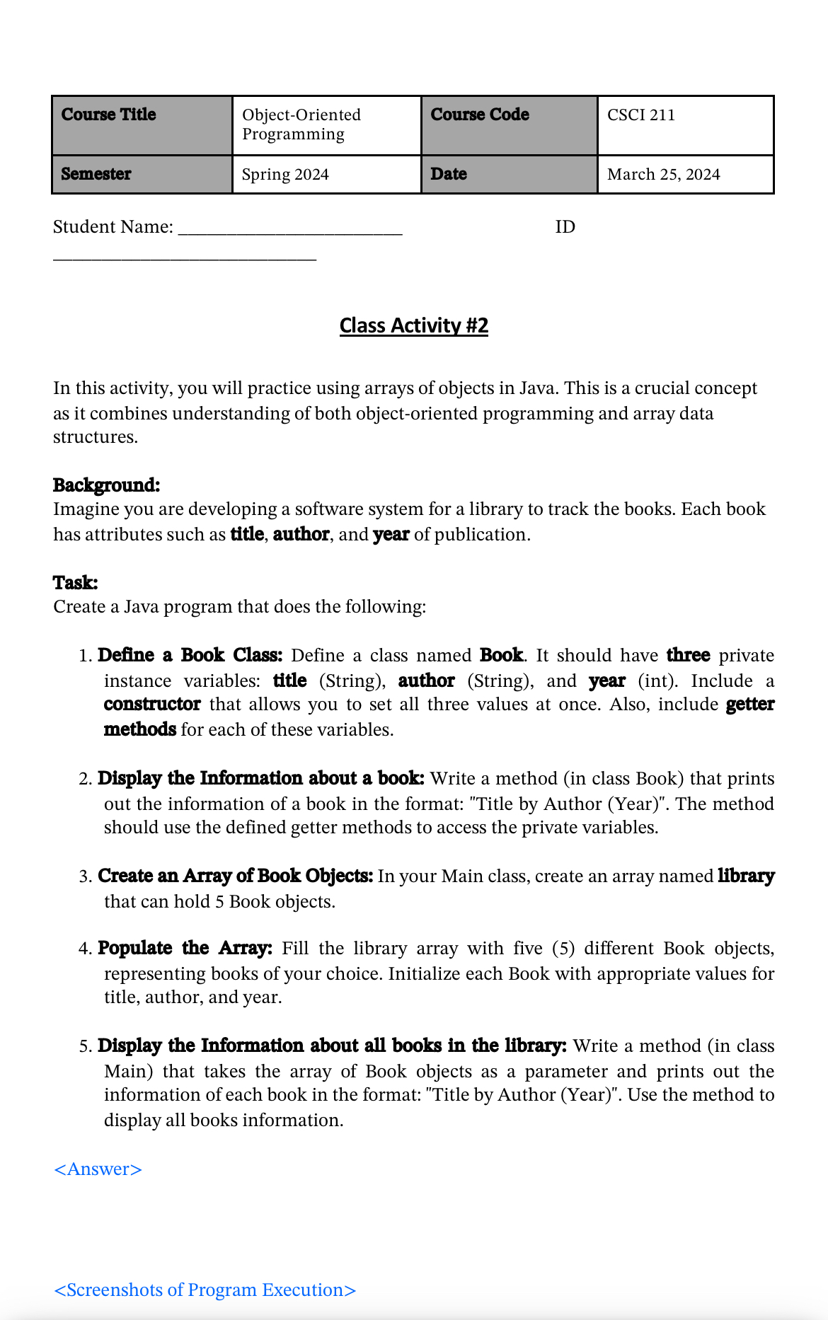 Solved \table[[Course | Chegg.com