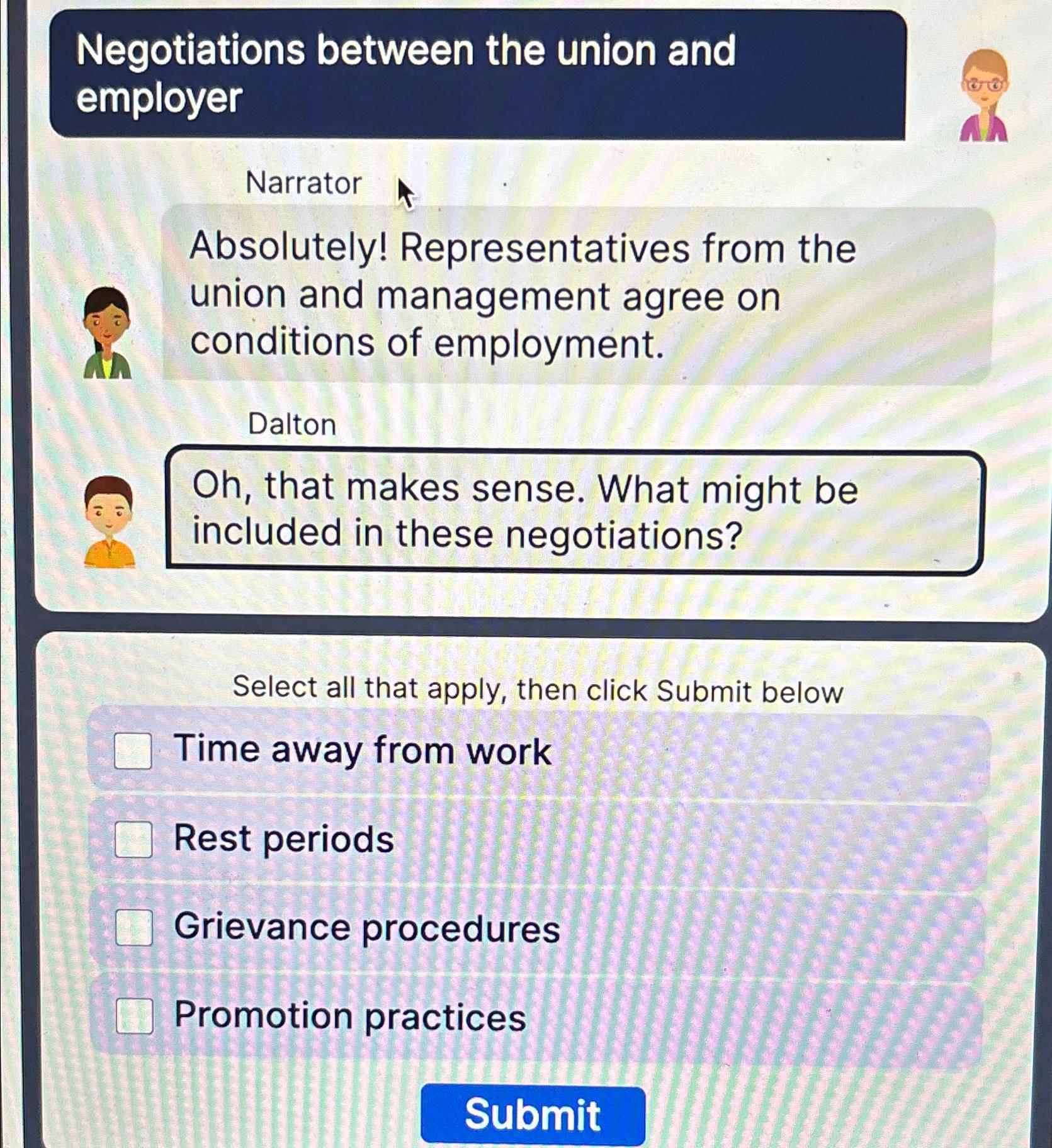 Solved Negotiations between the union and | Chegg.com