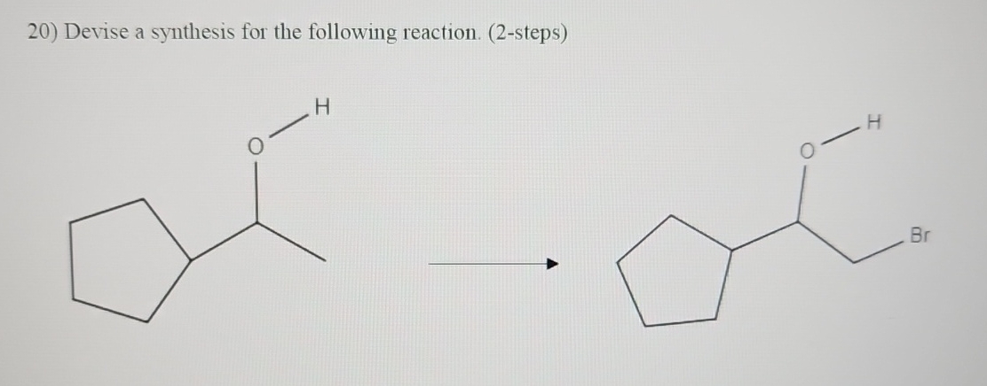 Solved Devise a synthesis for the following reaction. | Chegg.com
