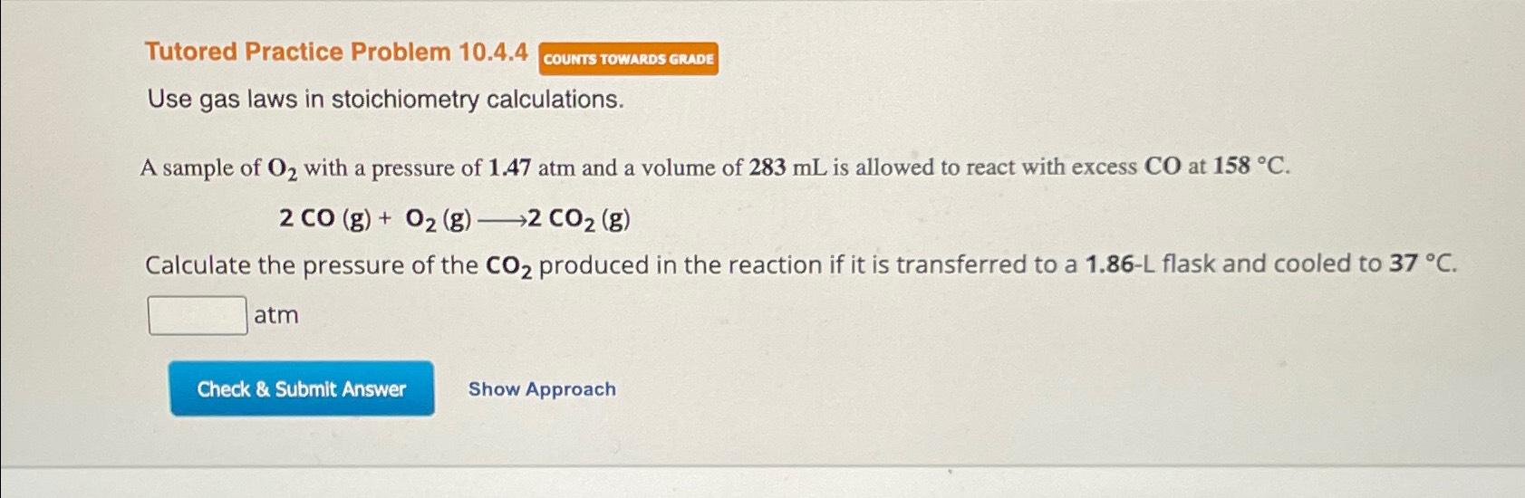 Solved Tutored Practice Problem 10.4.4COUMIS TOWARDS | Chegg.com
