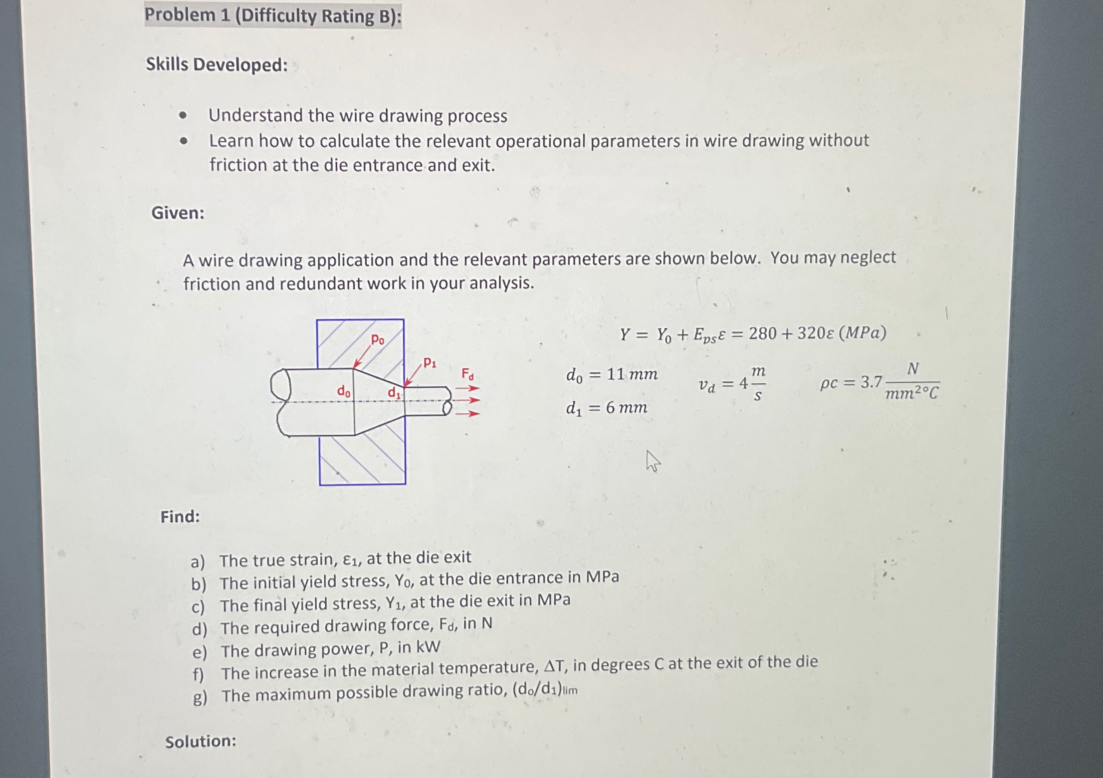Solved Problem 1 (Difficulty Rating B):Skills | Chegg.com