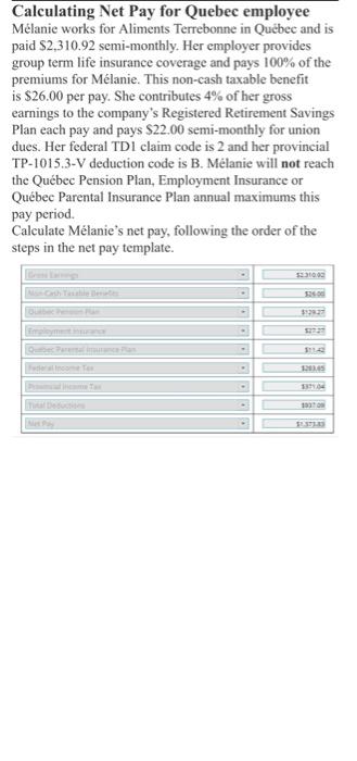 Chapter 8 Calculate Net Pay Calculating Net Pay for | Chegg.com