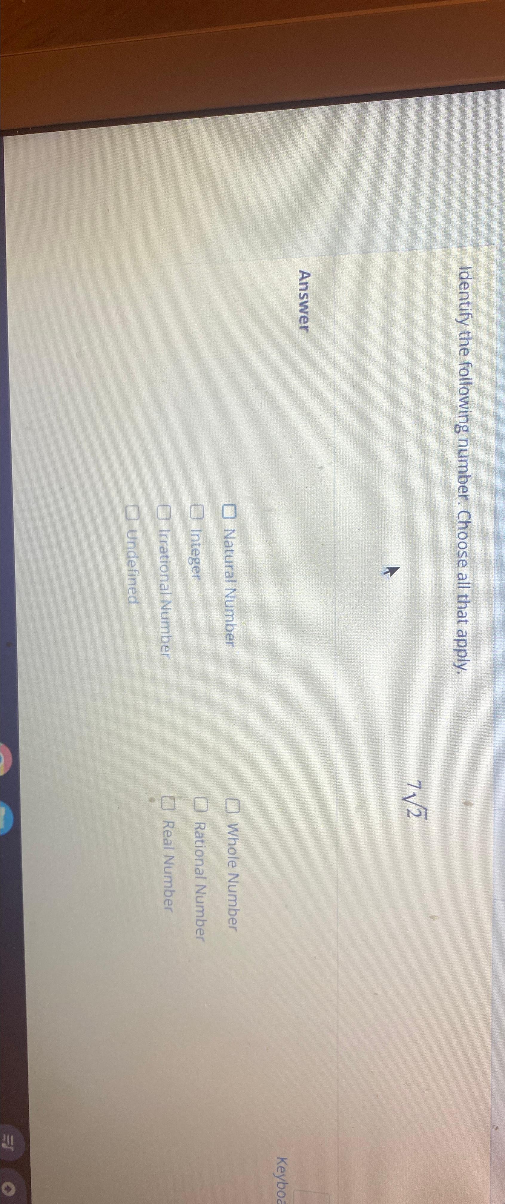 Solved Identify the following number. Choose all that | Chegg.com