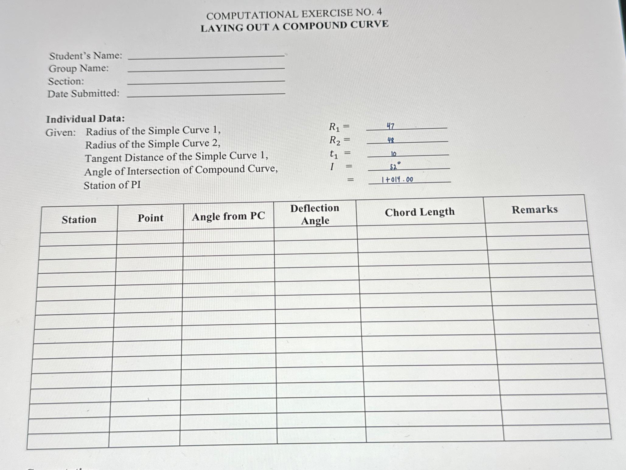Solved Computational Exercise No 4laying Out A Compound 
