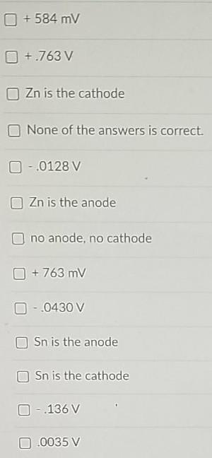 Solved Table 16.1 The Standard emf Series Increasingly inert | Chegg.com