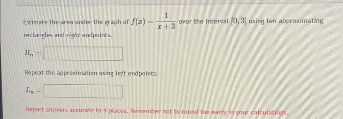 Solved Approximate the area under the curve graphed below | Chegg.com
