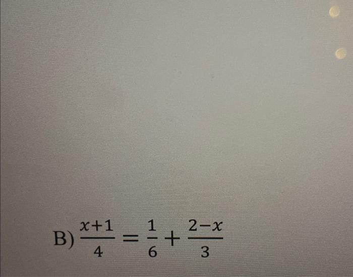 Solved 4x+1=61+32−x | Chegg.com